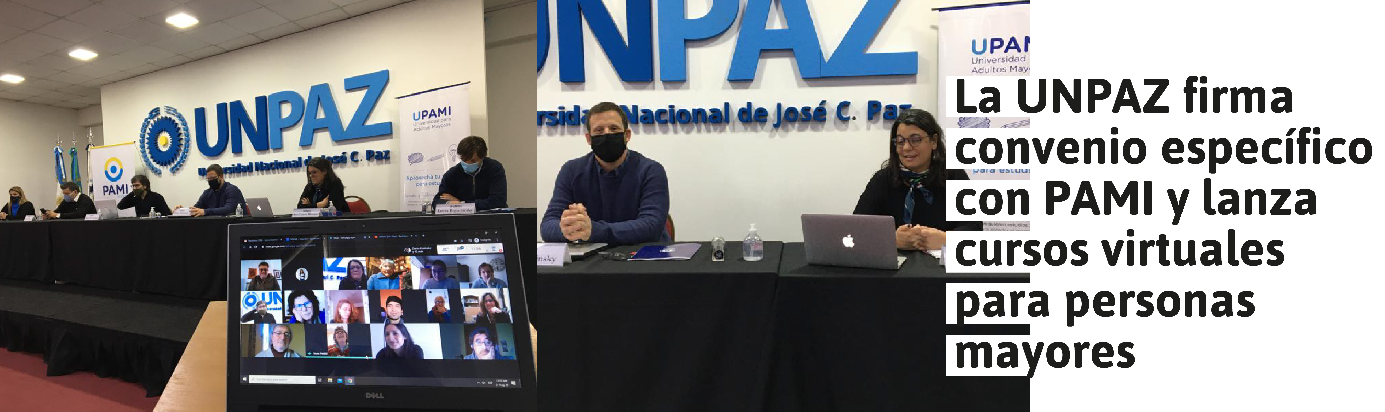 La UNPAZ firma convenio específico con PAMI y lanza cursos virtuales ...