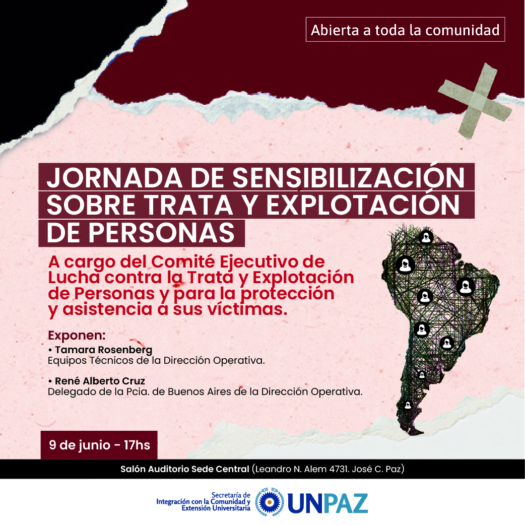 Jornada de sensibilización sobre trata y explotación de personas y sus ...
